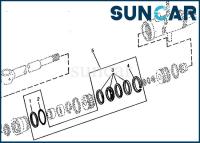 China RE15907 Crowd Cylinder Replacement Repair Kit 690B  690 DEERE Hydraulic Sealing Kit for sale