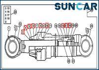 China 690D 790D JOHN DEERE AT194293 Arm Seal Kit Hydraulic Cylinder Service Kits for sale