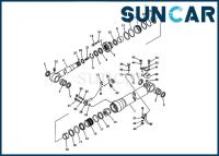 China 707-98-45220 Bucket Cylinder Seal Kit Fits Komatsu Excavator Model PC200-5 Inner Repair Kit for sale