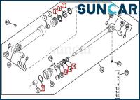 China Hydraulic Seals AH144593 Bucket Cylinder Seal Kit For 690ELC Excavator John Deere for sale