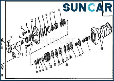 China RE21201 Replacement Boom Cylinder Sealing Kit Fits 890 990 JOHN DEERE Equipment for sale