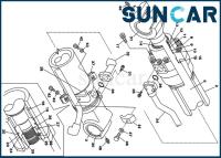 China LZ00444 Bucket Cylinder Sealing Kit CX240 CX290 CASE Crawler Excavator Inner Repair Kits for sale