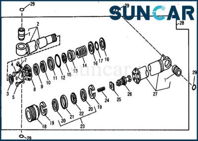 China RE11568 Hydraulic Cylinder Repair Seal Kit For Crowd JOHN DEERE 890 Excavator for sale