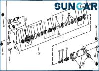 China AR105672 Bucket Cylinder Service Kit Excavator 890A John Deere Hydraulic Seal Kits for sale