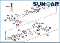 China 4652458 Blade Replacement Sealing Kit John Deere 27D Excavator Cylinder Seal Kits for sale