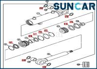 China 4632462 Blade Cylinder Seal Kit Deere 75C 85G Excavator Replacement Service Kits for sale