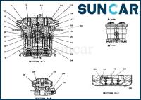 China Travel Control Valve Seal Kit For 158-8250 C.A.T Excavator GP-Pilot Valve E312C E315C for sale