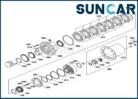 China U-Ring ZGAQ-02215 Hyundai O-Ring Seal Kit for sale