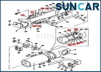 China LZ007720 CASE Repair Seal Kit Model CX800B Bucket Cylinder Rebuild Kit for sale