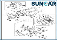 China LZ010710 Hydraulic Repair Seal Kit Fits Models CX130C CX130D CASE Bucket Cylinder for sale