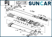 China Wear Resistance 72275472 Arm Seal Kit Fits CASE CX16B Excavator Cylinder Service Kit for sale