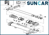 China Standard Cylinder Kits 72275474 Dozer Blade Seal Repair Kit Fits CX16B CASE Heavy Equipment for sale