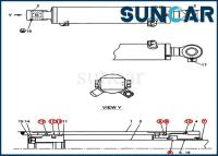 China CX27B CX31B CX55BMSR Case PW01V00062R300 Swing/ Arm/ Bucket Cylinder Replacement Kit for sale