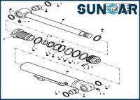China CX31B Bucket Repair Seal Kit 72280251 Mini Crawler Excavator Case Cylinder Replacement Parts for sale