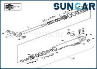 China XKCD-02688 XKCD02688 Dipper Cylinder Seal Kit For CX26C Case Construction Replacement Parts for sale