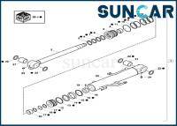 China XKCC-01437 XKCC01437 Boom Seal Kit Cylinder Seal Repair Kit Fits Case CX33C CX37C Excavator for sale