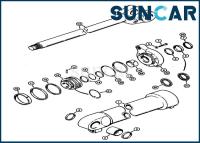 China 1986823C2 Lift Cylinder Service Kit 821B 821C Model Wheel Loader Case Oil Seal Kit for sale
