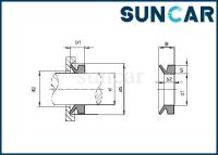 China VA V-Ring Seals NBR FKM Rotary Shaft Seal Ring Rubber V Type Seal for sale