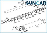 China Bucket Cylinder Kits 360984A1 Hydraulic Replacement Seal Kit Fits CASE 621D Wheel Loader Equipment for sale