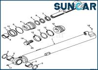China 87440117 Bucket Tilt Cylinder Seal Kit Replacement Kit For Heavy Equipment 721E 621F Loader Case for sale