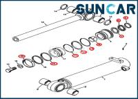 China 87495411 Bucket Tilt Repair Seal Kit For 721E 721F 721G Loader Case Service Replacement Cylinder Kit for sale