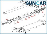 China Case Bucket Tilt Cylinder Seal Kit 87434293 Seal Replacement Kit For 521G 621D 621F Loader Equipment for sale