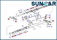China 707-99-47440 Komatsu Repair Seal Kit Excavator Boom Cylinder 7079947440 PC220-8M0 Service Kit for sale