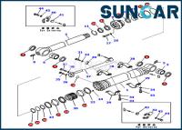 China 721-98-00710 Seal Kit Bucket Cylinder For KOMATSU PC210-11 PC228USLC-11 Hydraulic Service Parts for sale