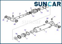 China 878000519 Blade Seal Kit Hydraulic Cylinder For Komatsu PC20R-8 Replacement Service Parts for sale