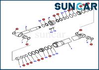 China 721-98-00850 Seal Kit Hydraulic Cylinder For Komatsu PC210LCI-10 PC230NHD-11 EU Standard Machine for sale
