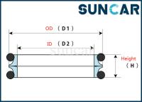China Good Sealing XY Type Floating Oil Seal for sale