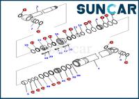 China 721-98-00160 Boom Seal Kit Hydraulic Cylinder For PC210I-10 PC210LCI-10 Models Komatsu Excavator for sale