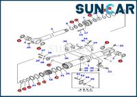 China 707-98-47720 Bucket Hydraulic Repair Seal Kit Fits Komatsu PC220-8 PC270-8 PC240LC-8 Cylinder Kits for sale