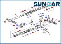 China 707-99-48731 Komatsu Sealing Kit PC220LC-8M0 PC220-8M0 Hydraulic Cylinder Replacement Kit for sale