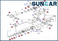 China 707-99-47730 7079947730 Cylinder Repair Seal Kit For PC228USLC-2 PC228US-1 Komatsu Offset Boom for sale