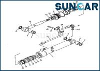 China Swing Cylinder Repair Seal Kit For 20S-63-86101 PC30-1 Komatsu Equipment Service Parts for sale