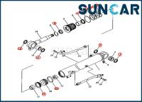 China PC25R-1 PC28UD-2 PC28UG-2 7079924201 707-99-24201 High-quality Boom Cylinder Replacement Kit Komatsu for sale