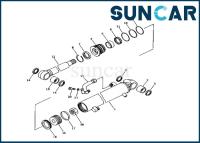 China 7079822200 707-98-22200 Komatsu High-quality Arm Cylinder Seal Repair Kit For PC25-1 PC25R-1 for sale