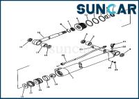 China PC30-5 PW30-1 Arm Seal Kit For 20S-63-66300 Komatsu Hydraulic Cylinder Replacement Service Kit for sale