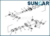 China Blade Sealing Kit 20S-63-96300 20S6396300 Cylinder Repair Kits For PC20-5 PC30-5 PC40-5 Komatsu for sale