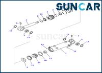 China High-quality Blade Cylinder Seal Repair Kit 707-98-12630 7079812630 Komatsu For PC26MR-3 for sale