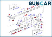 China Komatsu Arm Cylinder Sealing Kit 707-99-59740 7079959740 For PC290-8K PC270-8 PC270LC-8 for sale