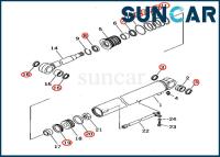 China 707-98-24920 Boom Cylinder Seal Kit Service Kit Made for Komatsu PC30-7 PC30R-7 Model Excavator for sale