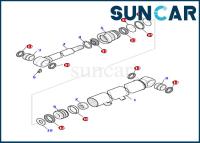 China Bucket Cylinder Sealing Kit 878000523 Komatsu For PC27R-8 High-quality And Best-selling for sale