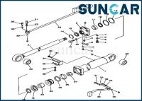 China Komatsu 207-63-56200 Boom Cylinder Seal Kit PC300-1 PC300LC-1 Excavator Replacement Seal Kit for sale