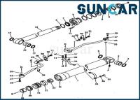China 207-63-52100 Boom Cylinder Seal Kit Applicable To Komatsu PC300-3 PC300LC-3 Heavy Equipment for sale