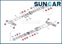 China Boom Cylinder Replacement Kit 721-98-00390 7219800390 Komatsu Fits PC290LC-10 PC290NLC-10 for sale