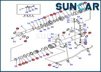 China 707-99-72280 Arm Seal Kit Overseas Version 7079972280 PC300-7 Komatsu Cylinder Repair Kits for sale
