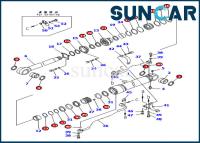 China Boom Sealing Kit 707-99-59360 Excavator Oil Seal Kit Hydraulic Cylinder Fits For PC300-7 Komatsu for sale