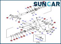 China 707-99-59610 Cylinder Service Kit Seal Kits 7079959610 For PC300LC-7 PC350LC-7 Komatsu Model Parts for sale
